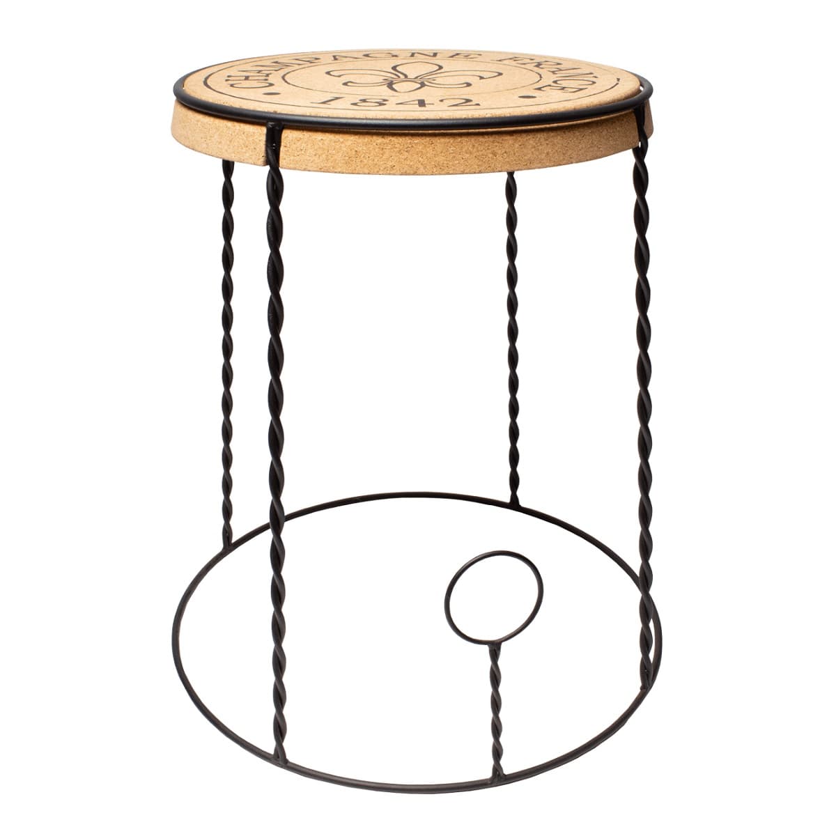 Cork Metal Champagne Cage Table Jelinek Cork